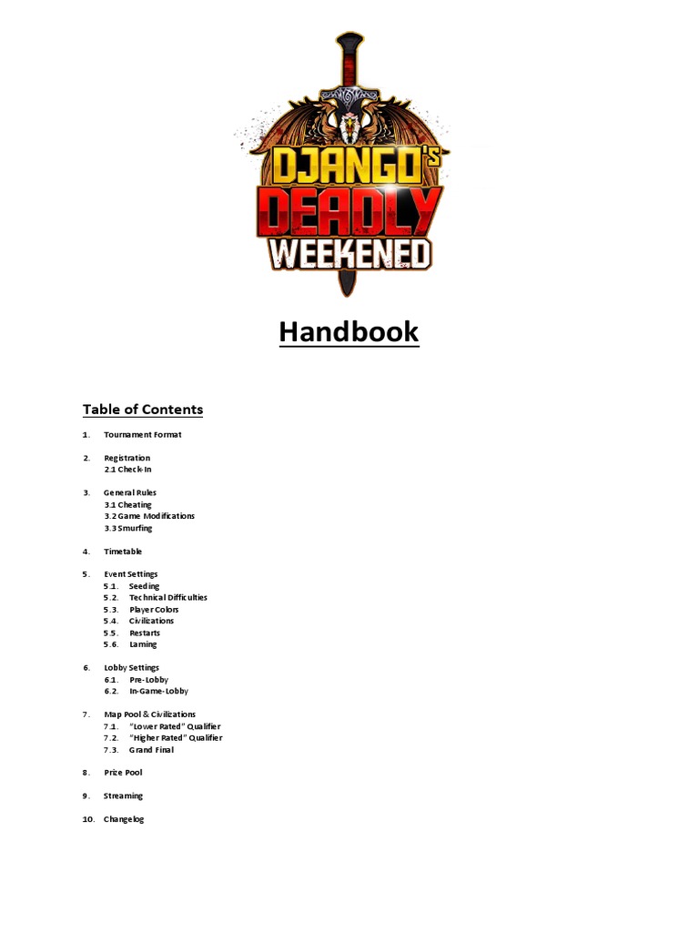 DDW Handbook V2 | PDF | Sports & Recreation