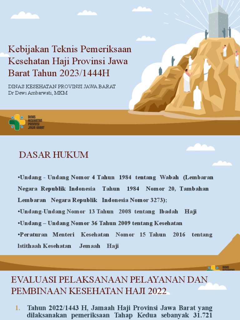 Kebijakan Teknis Pemeriksaan Kesehatan Haji | PDF Kebijakan Teknis Pemeriksaan Kesehatan Haji | PDF