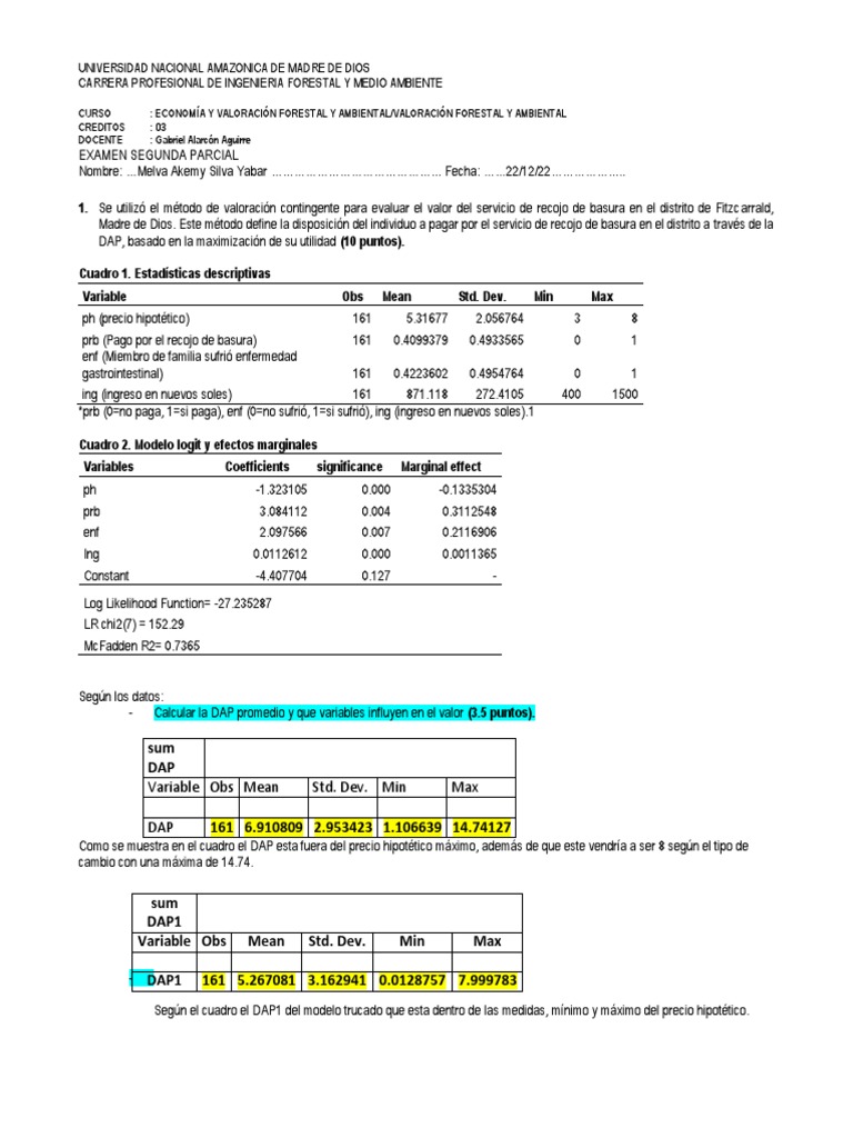 Examen de Economia Segunda Parcial | PDF | Excedente económico | Economias