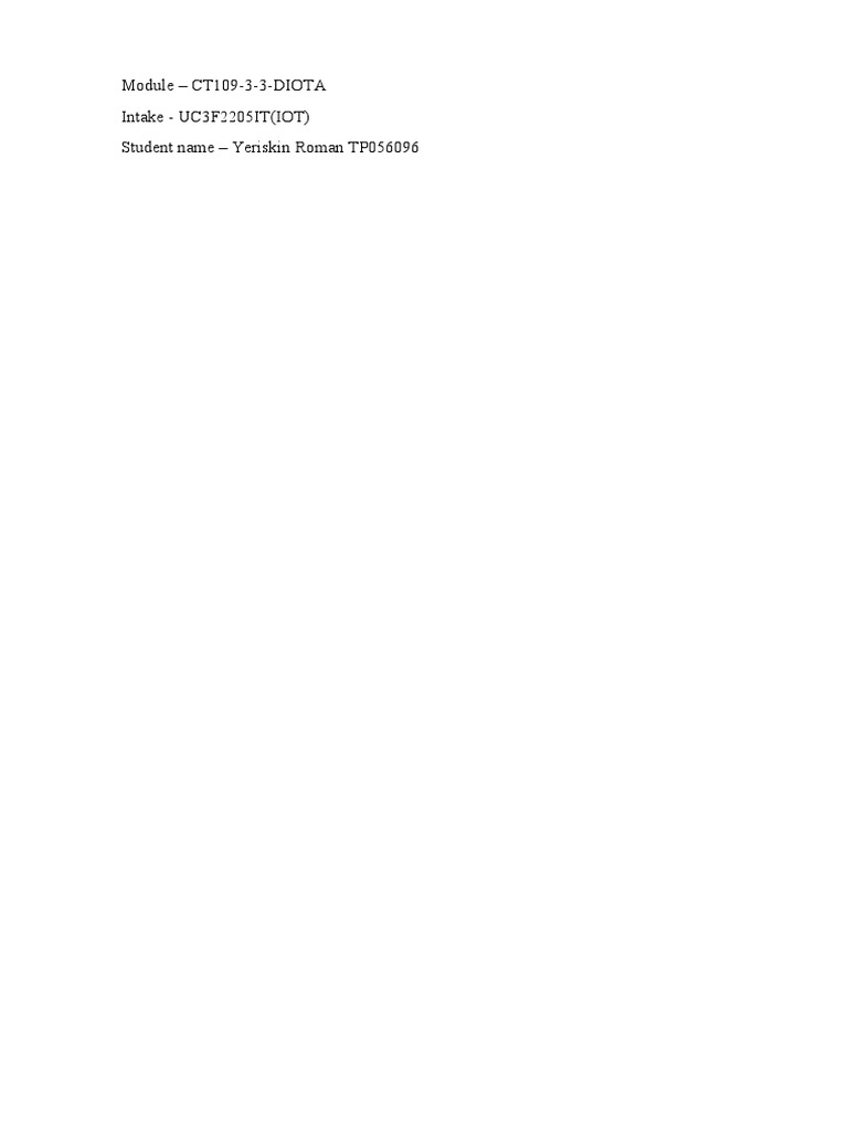DIOTA | PDF | Computing | Information And Communications Technology