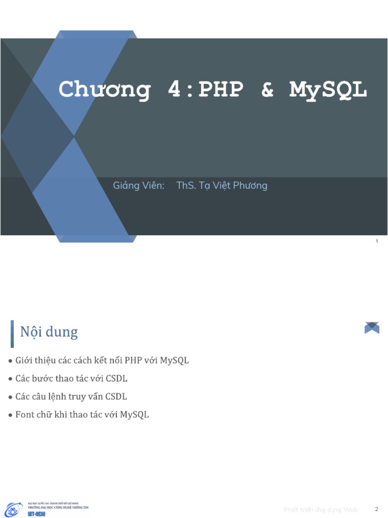 MySQL Trong PHP | PDF