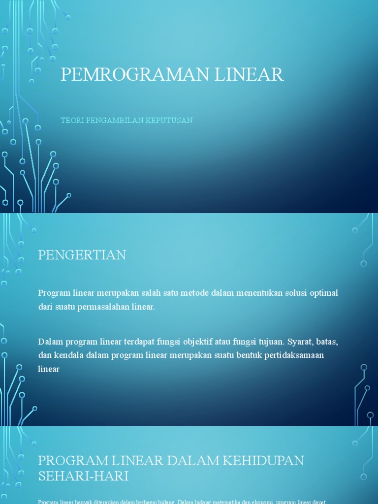 66 - 20221006095819 - TPK TM 2 - Pemrograman Linear | PDF