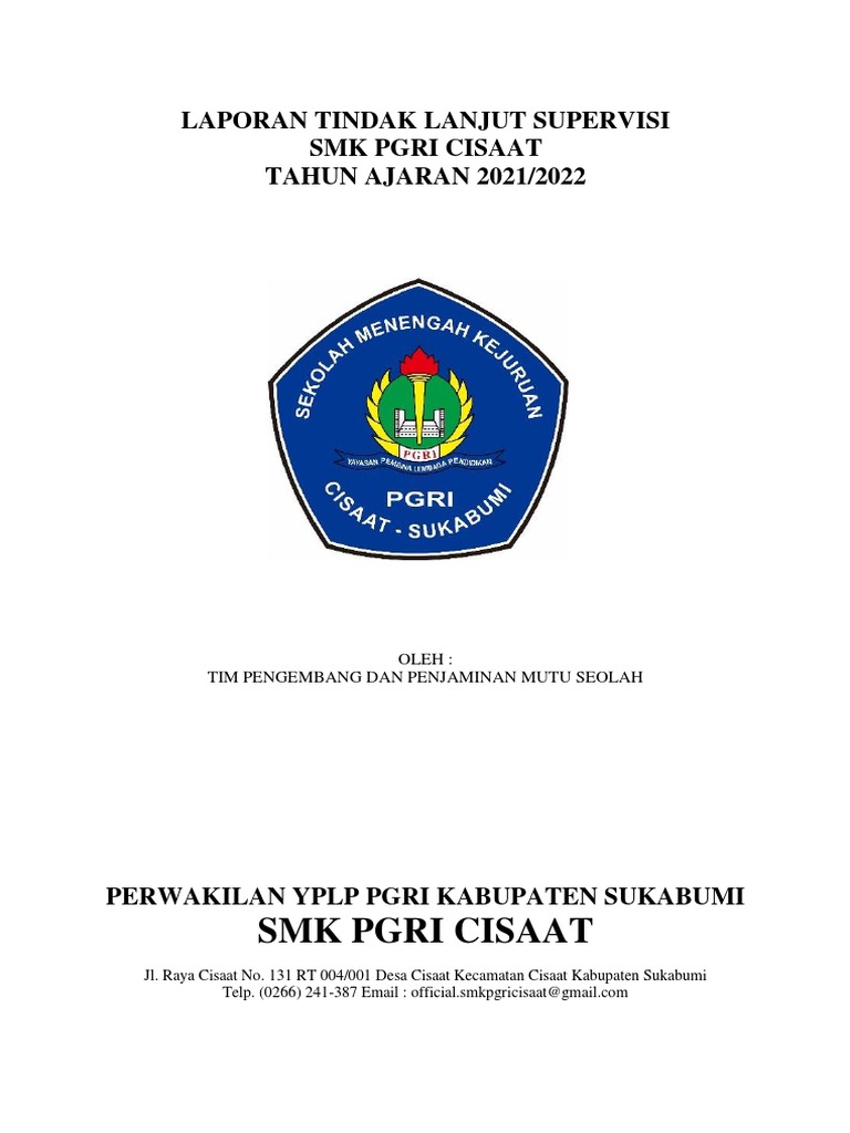 Laporan Tindak Lanjut Supervisi | PDF
