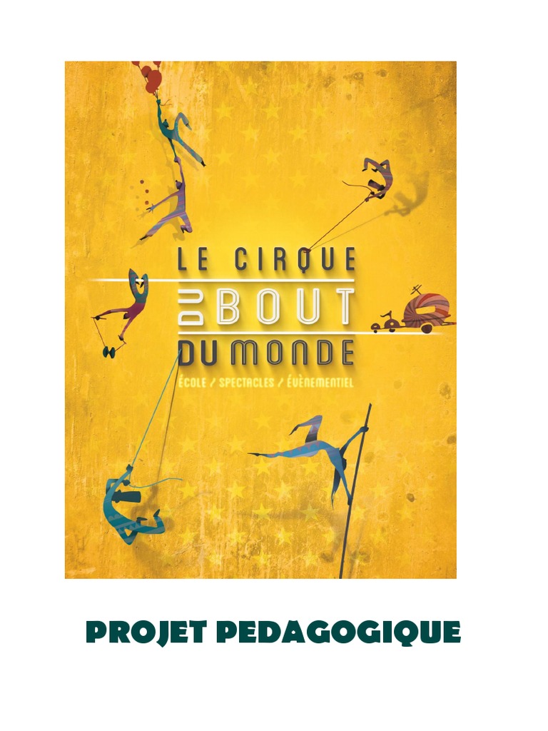 Projet Pédagogique Cirque École Primaire | PDF | Pédagogie | Cirque