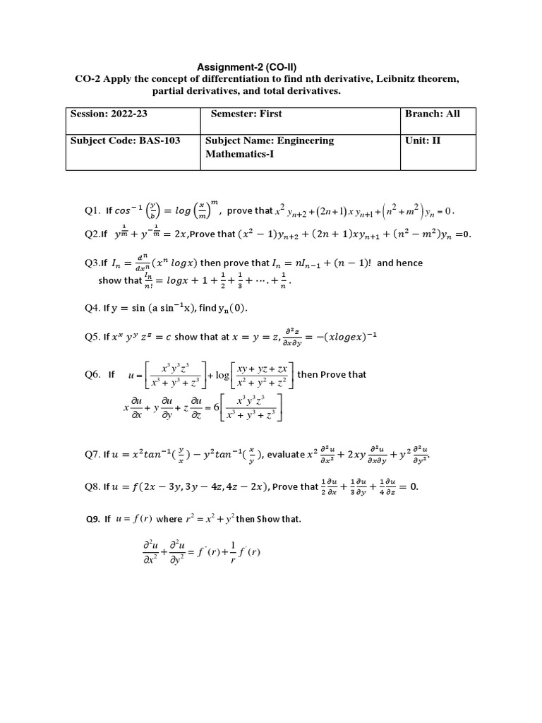 Assignment-2 BAS103 | PDF