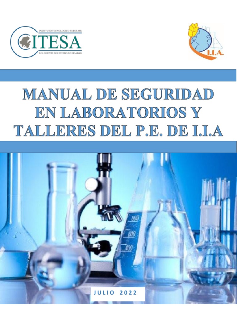 Manual seguridad laboratorios I.I.A | PDF | Microorganismo | Laboratorios