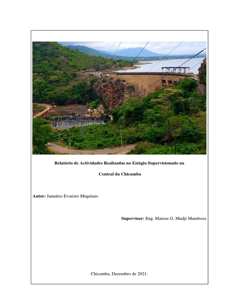 Estágio na Central da Chicamba | PDF | Barragem | Transformador