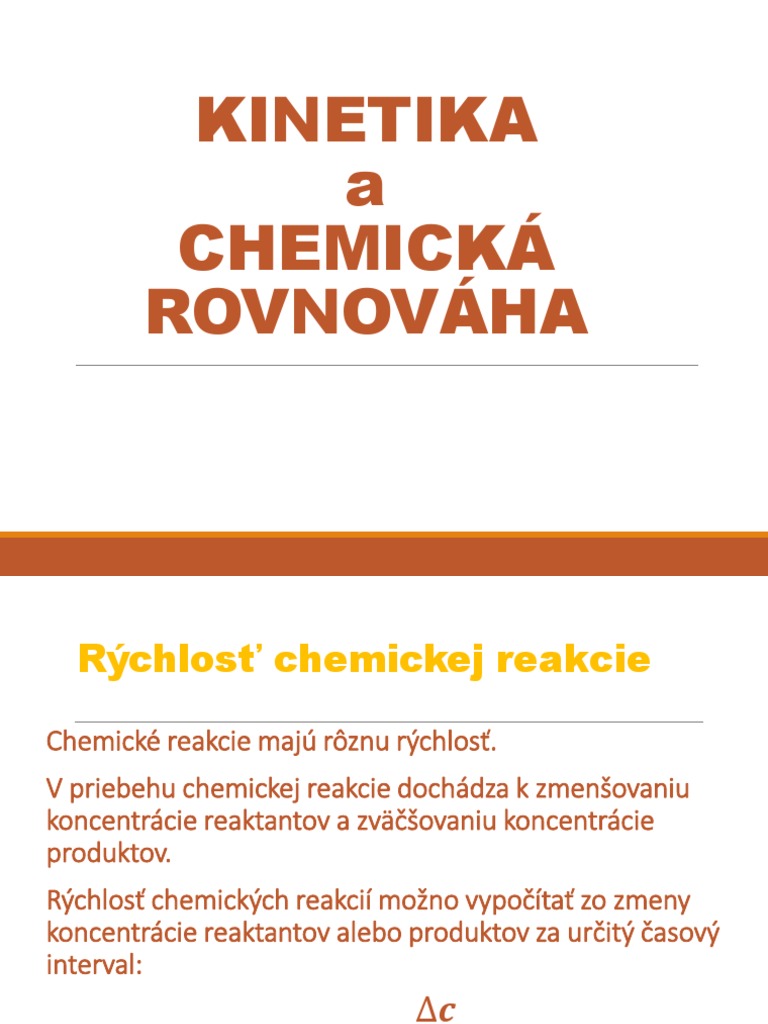 CHEMICKa ROVNOVaHA | PDF