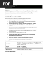 Sailpoint Developer Resume 1 | PDF
