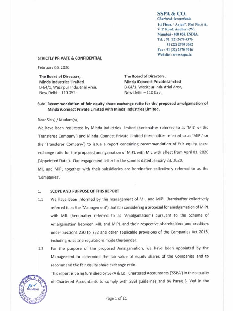 Valuation Report | PDF | Valuation (Finance) | Stocks