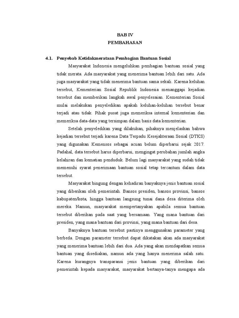 Makalah Bab IV | PDF | Ilmu Sosial | Pengembangan Diri