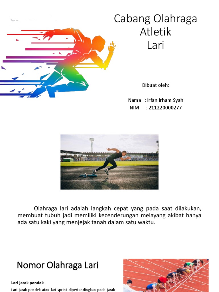 Cabang Olahraga Lari dalam Atletik | PDF