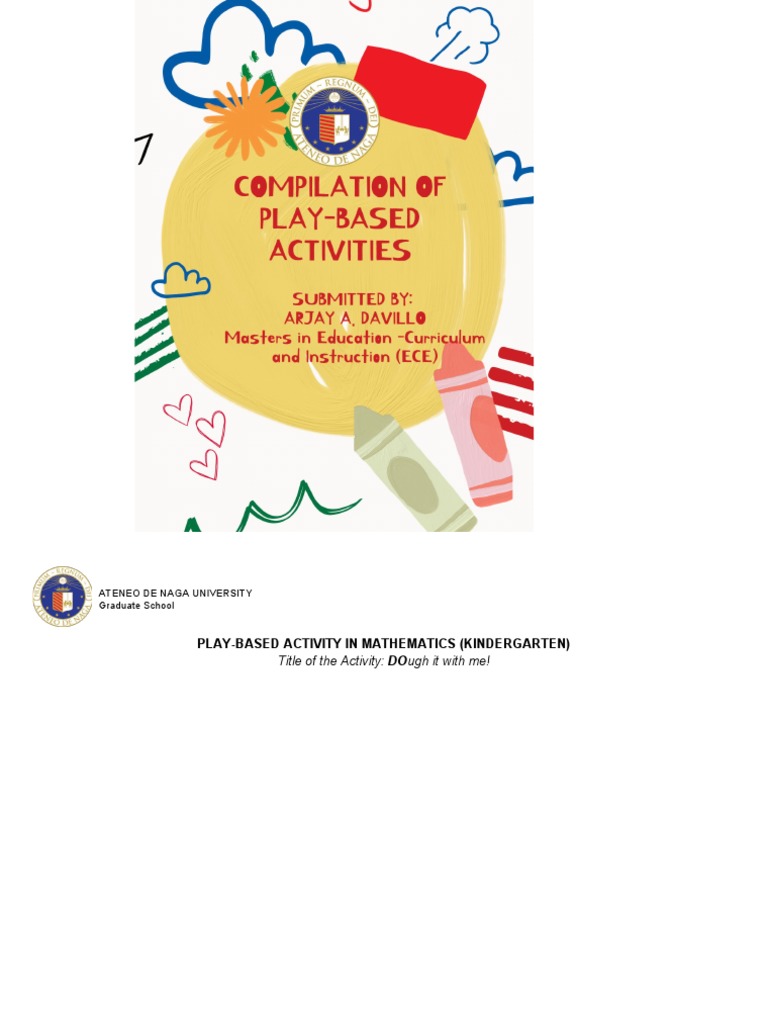 Play Based Learning Activities | PDF | Learning | Teachers
