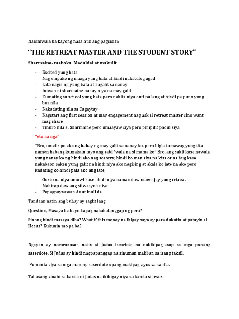 Naniniwala Ba Kayong Nasa Huli Ang Pagsisisi | PDF