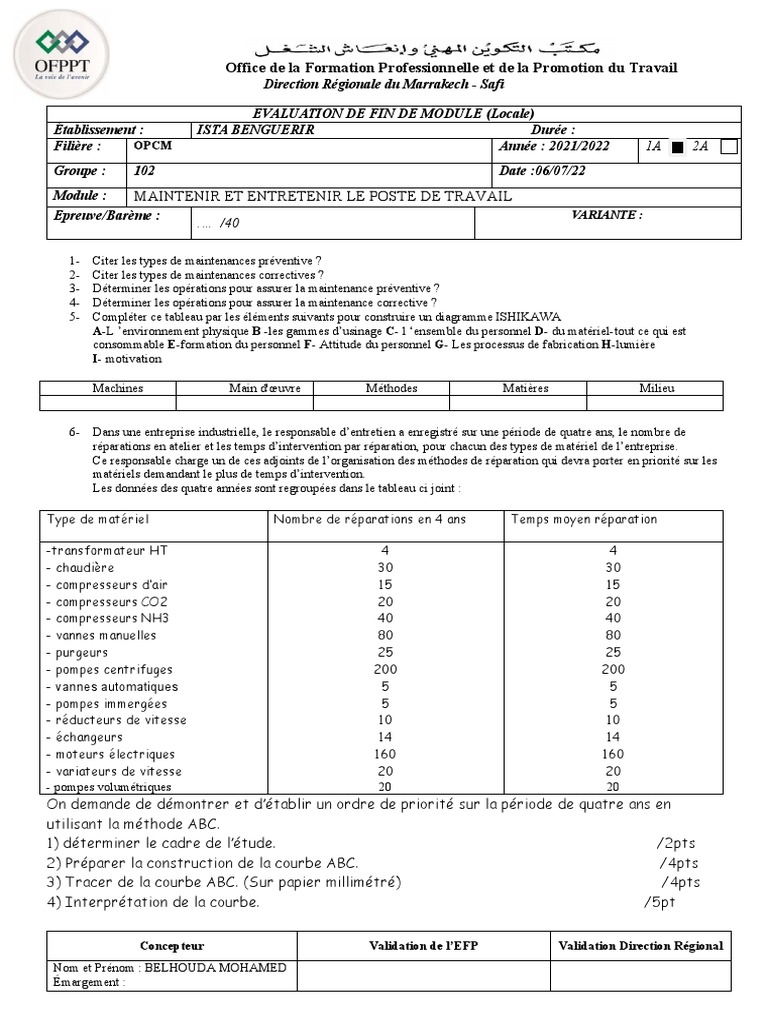 Efm Opcm | PDF | Machine | Ingénierie mécanique