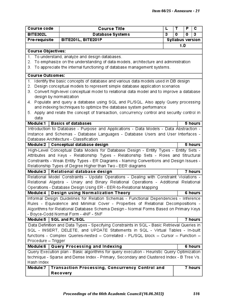 Bite302l - Database-Systems - TH - 1.0 - 71 - Bite302l - 66 Acp | PDF ...