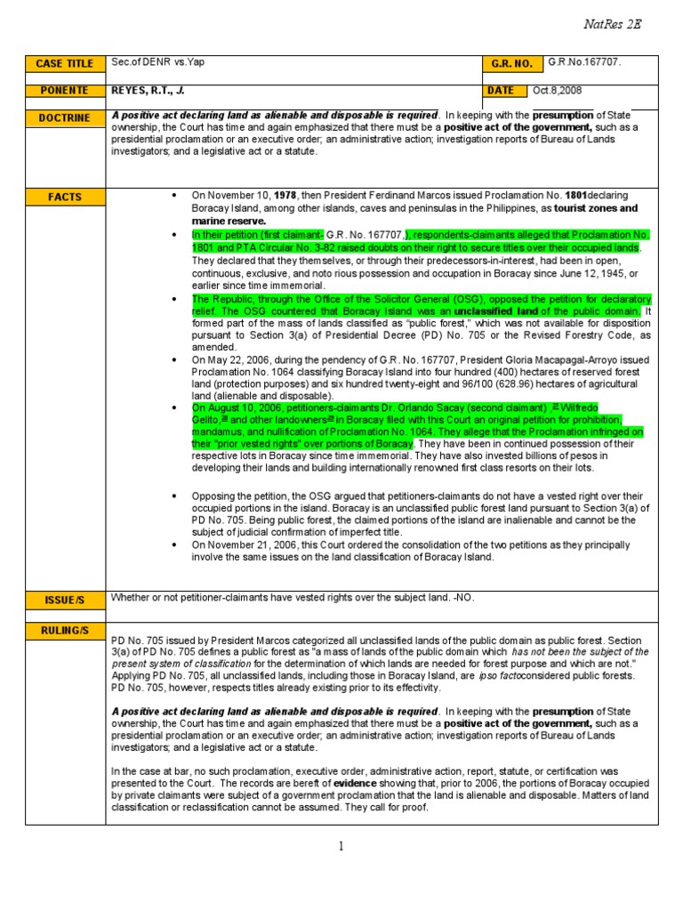 Secretary of DENR V YAP | PDF | Presidents Of The United States ...