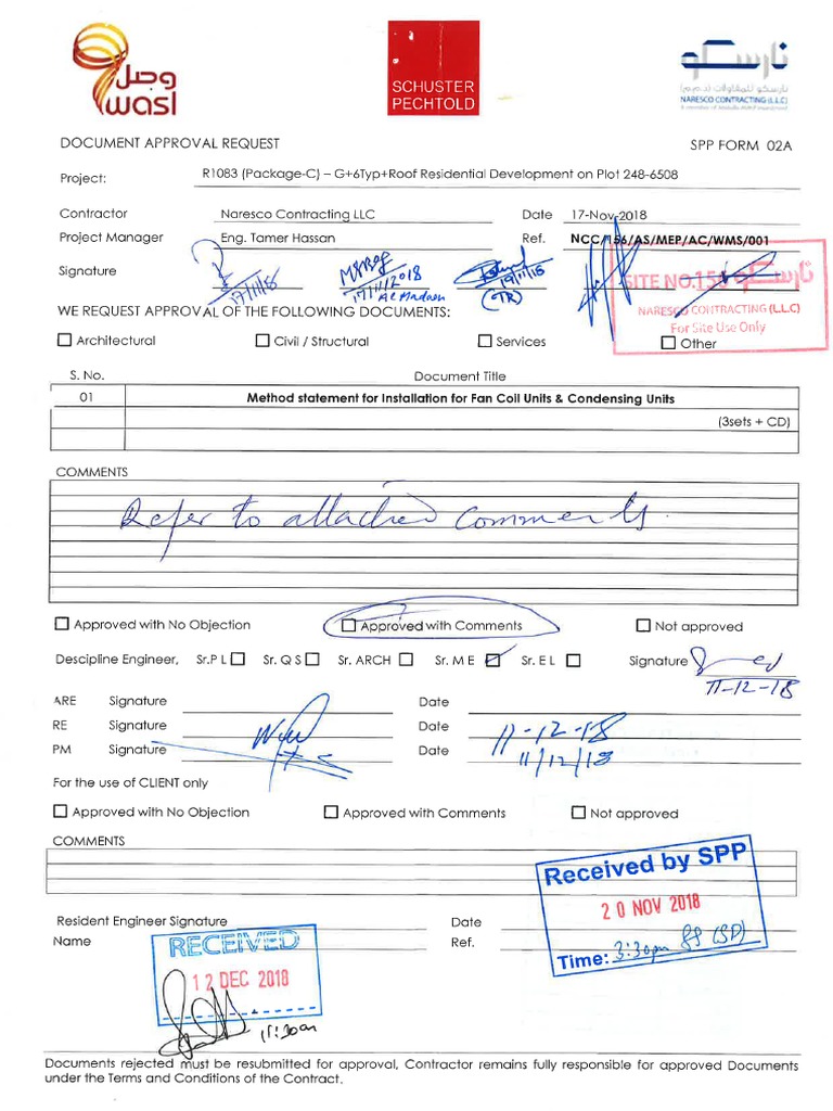 Fcu & Cu Installation | PDF