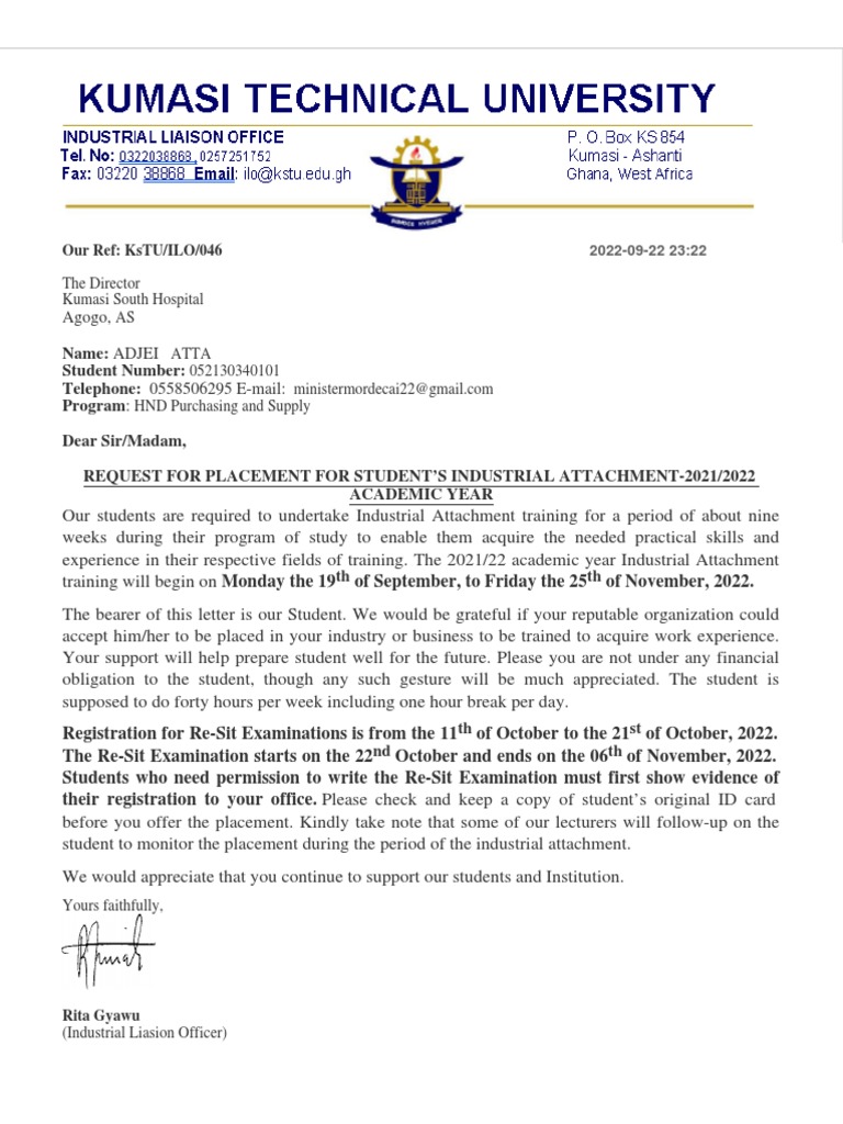 Attachment Letter | PDF | Business | Finance & Money Management