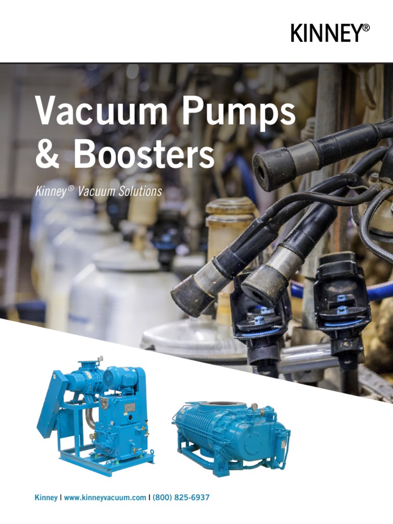 Bombas Kinney | PDF | Pump | Vacuum