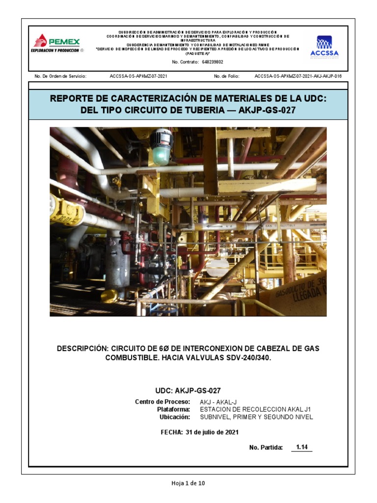 7.-Akjp-Gs-027 CRM | PDF | Presión | Acero