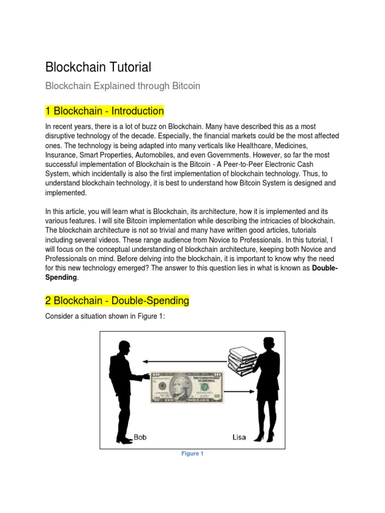 Blockchain Tutorial | PDF | Bitcoin | Public Key Cryptography Blockchain Tutorial | PDF | Bitcoin | Public Key Cryptography