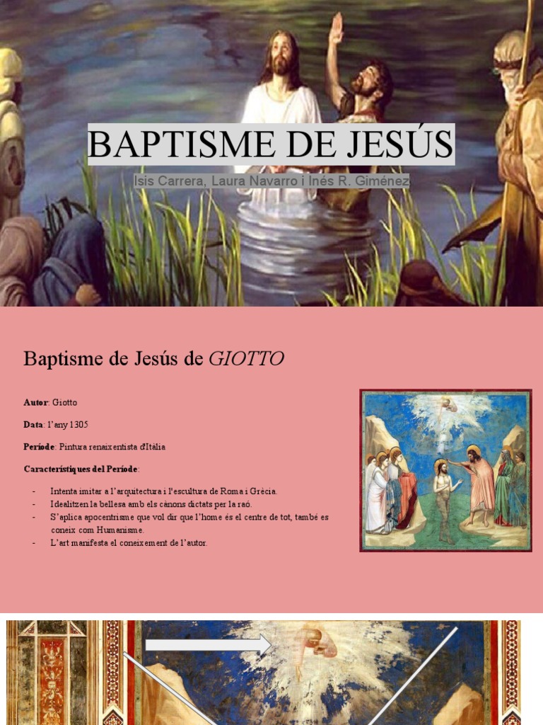 Baptisme Jesús | PDF