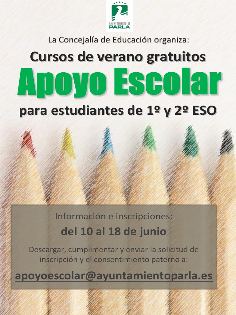 Folleto Apoyo Escolar Verano 2020 | PDF