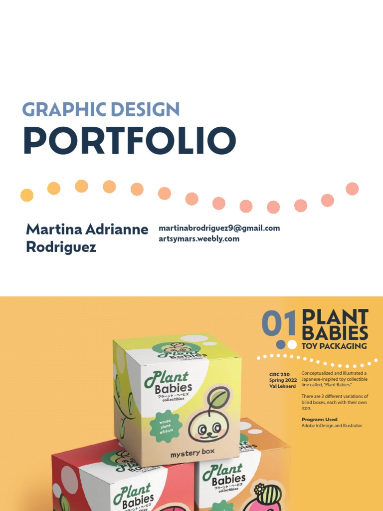 2023 Spring Graphic Design Portfolio Martina Rodriguez For Applications ...