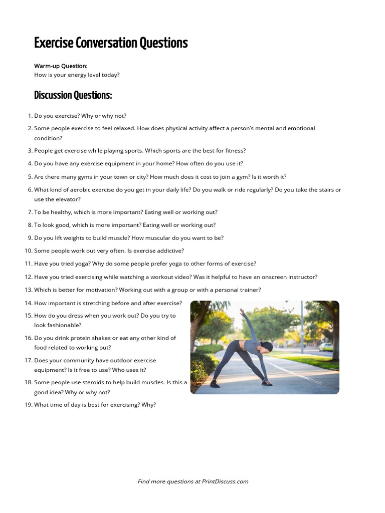 Exercise Questions | PDF