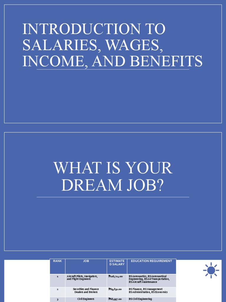 Understanding Salaries and Benefits | PDF | Salary | Income