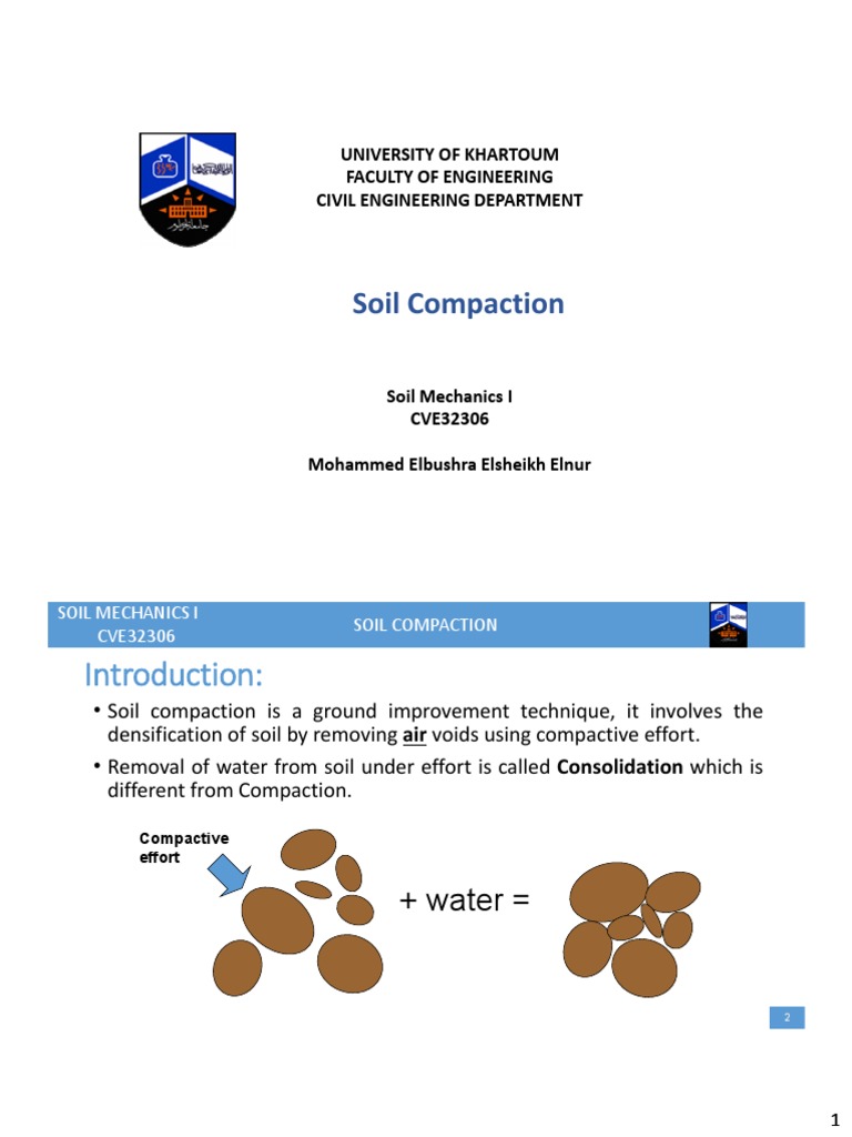 Compaction | PDF | Soil Mechanics | Soil