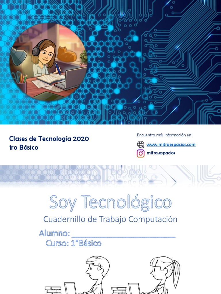 CLASES DE TECNOLOGÍA 1ro Basico PARTE 1 | Descargar gratis PDF | Dibujo ...