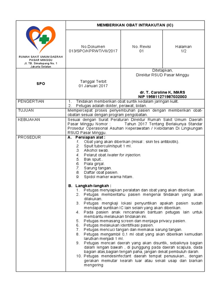 Memberikan Obat Intrakutan | PDF | Pengembangan Diri | Kesehatan Holistik