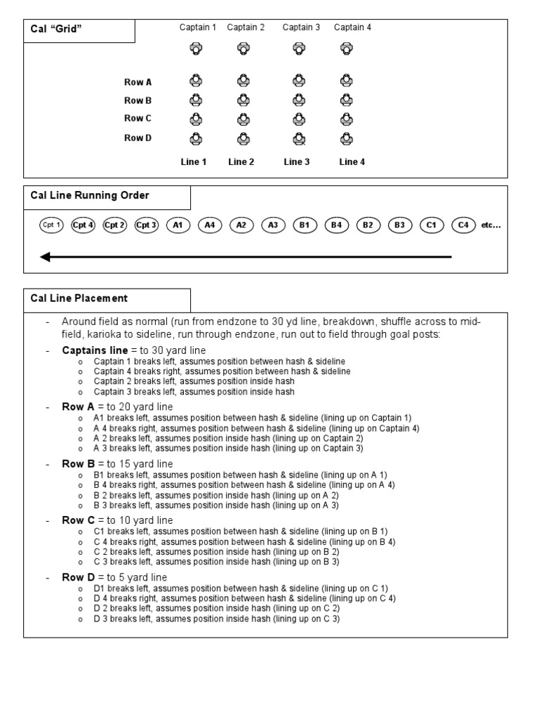 Cal Line Placement Diagram | PDF | Sports | Teaching Mathematics