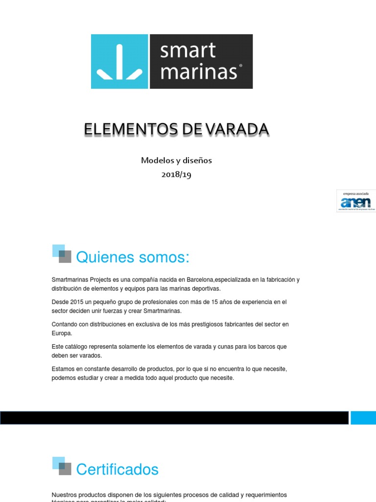 Elementos de Varada 2019 | PDF
