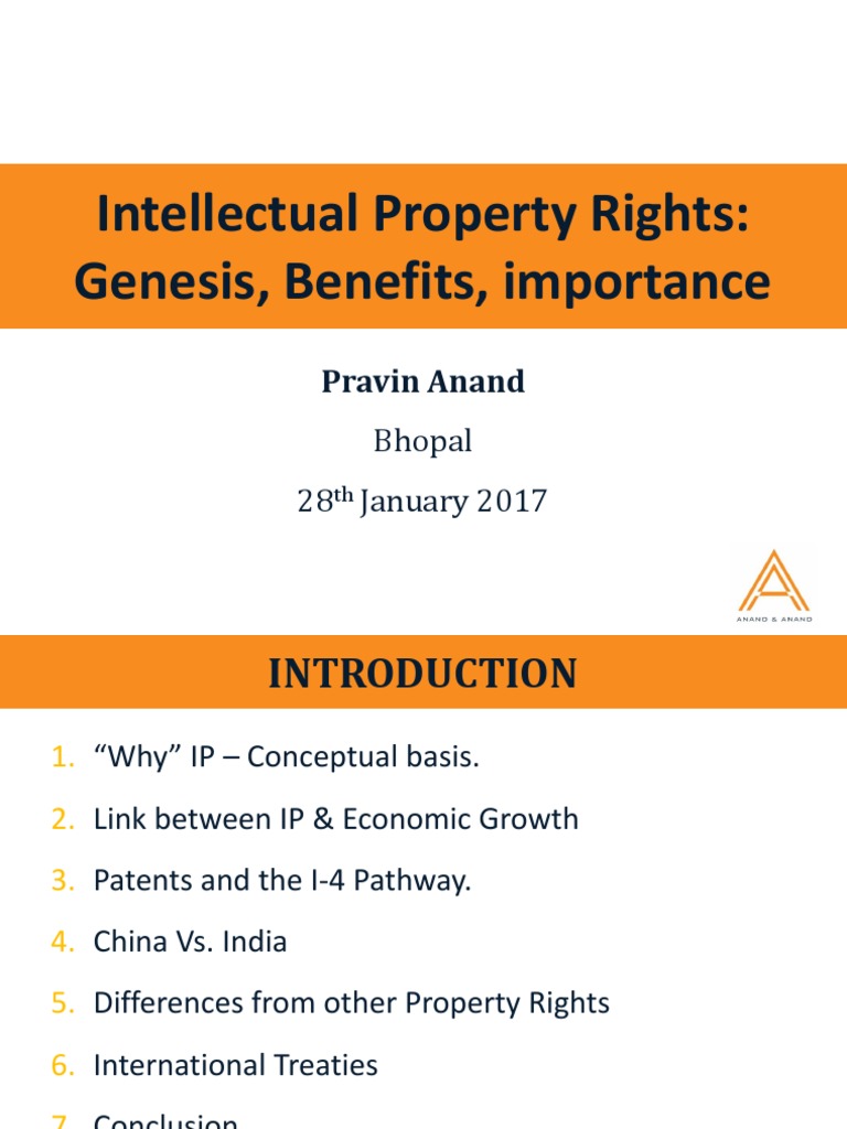 6.intellectual Property Rights, Genesis, Benefits, Importance | PDF ...
