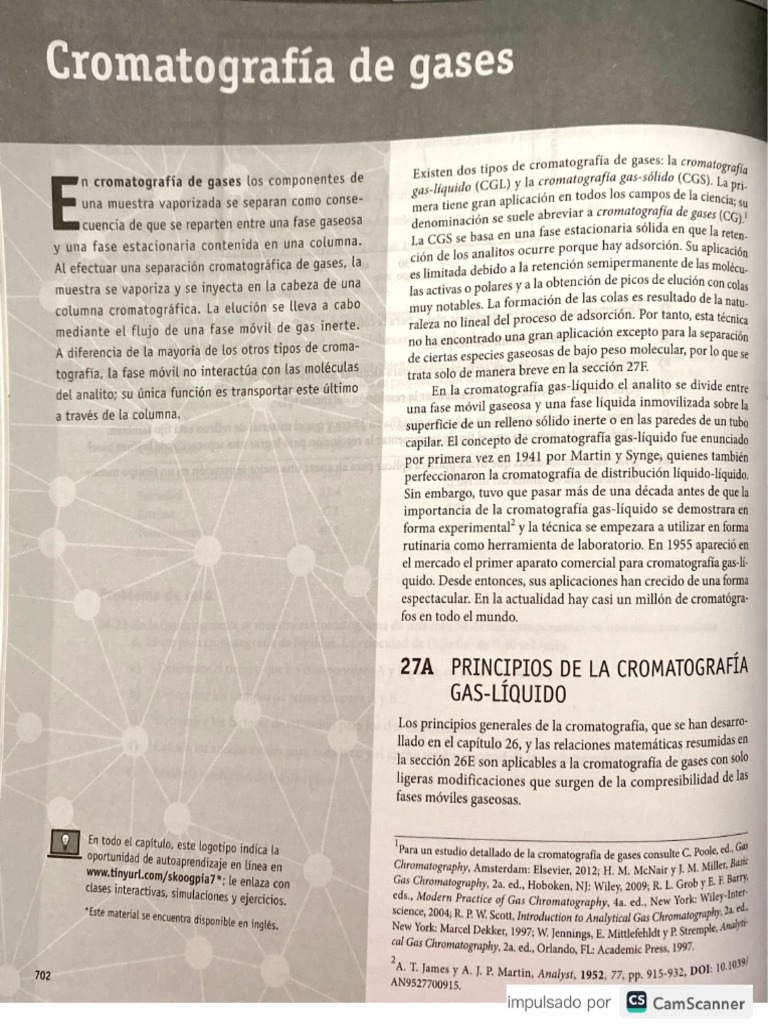 Cromatografia de Gases ESIQIE - GS GL | PDF