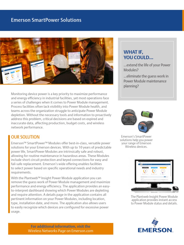 Flyer Emerson Smartpower Solutions en 5406090 | PDF | Transmitter ...