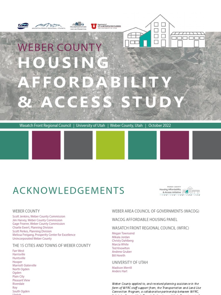 Weber County Housing Affordability and Access Study - Jan2023revision ...
