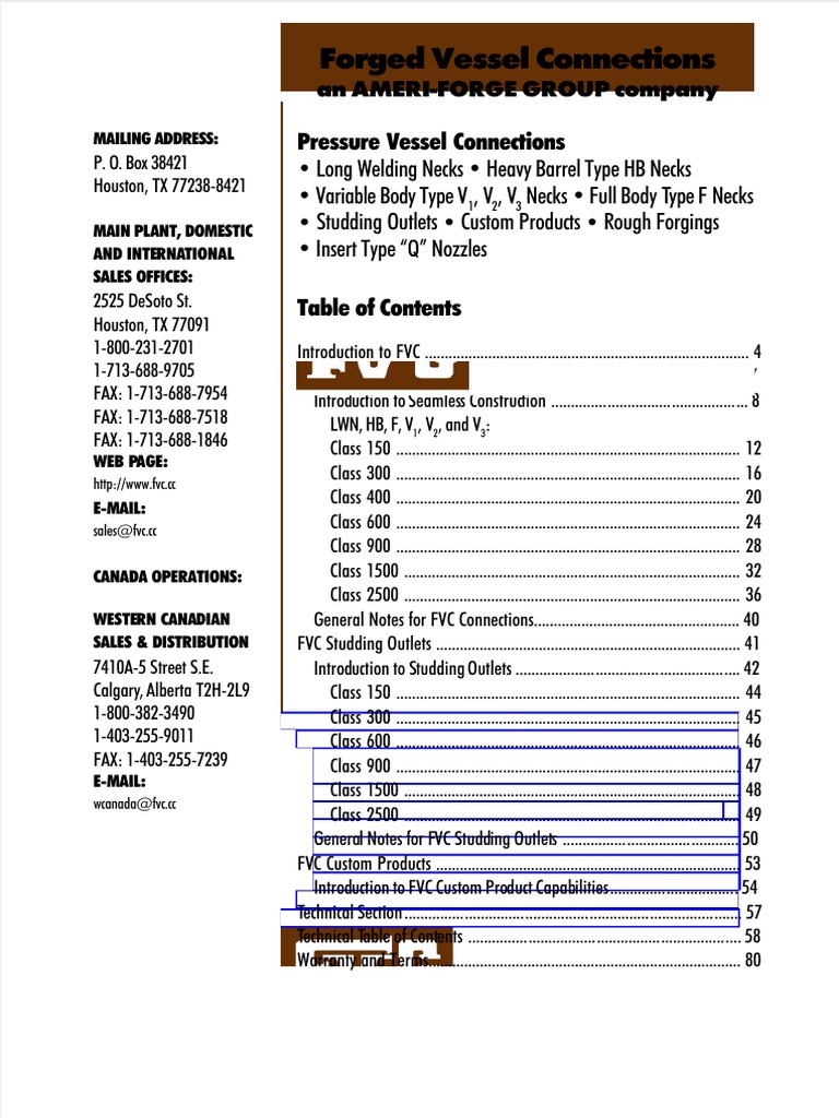 Catalog FVC | Download Free PDF | Pipe (Fluid Conveyance) | Screw