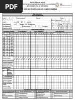 Hoja de Enfermería Imss | PDF | Medicina | Especialidades Medicas