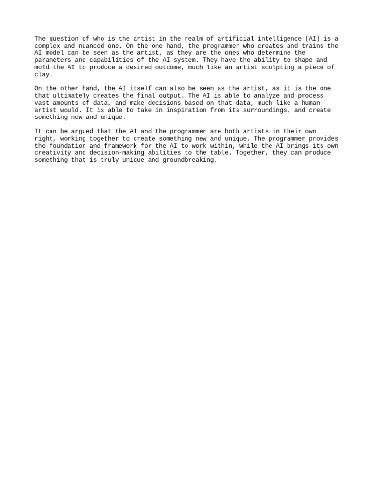 Ai Vs Artist Pdf