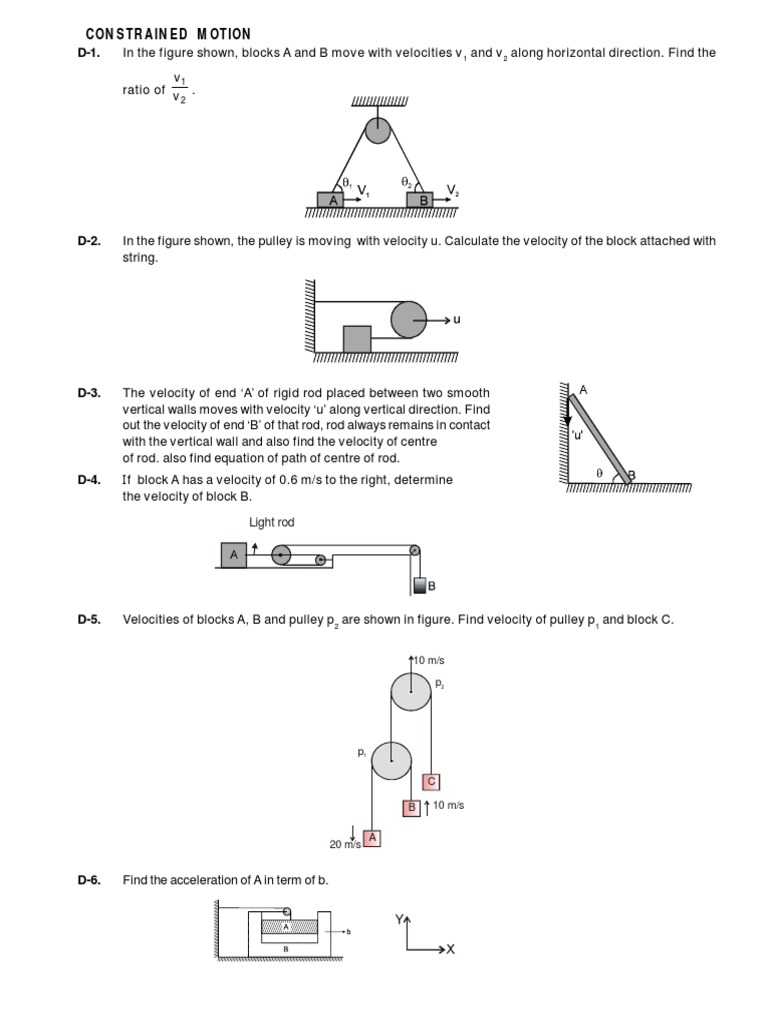 Constrained Motion | Download Free PDF | Change | Metrology