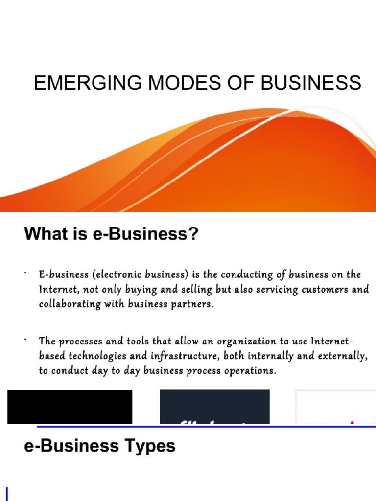 Chapter 5 - Emerging Modes of Business | PDF