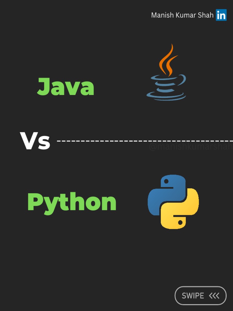 Java Vs Python | PDF | Java (Programming Language) | Python ...