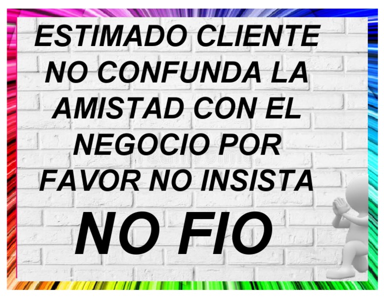 No confunda amistad con negocio | PDF