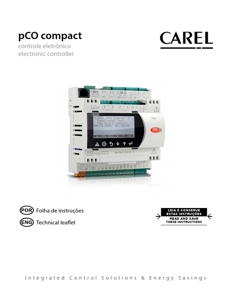 pCO Compact: Controle Eletrônico Electronic Controller | PDF ...