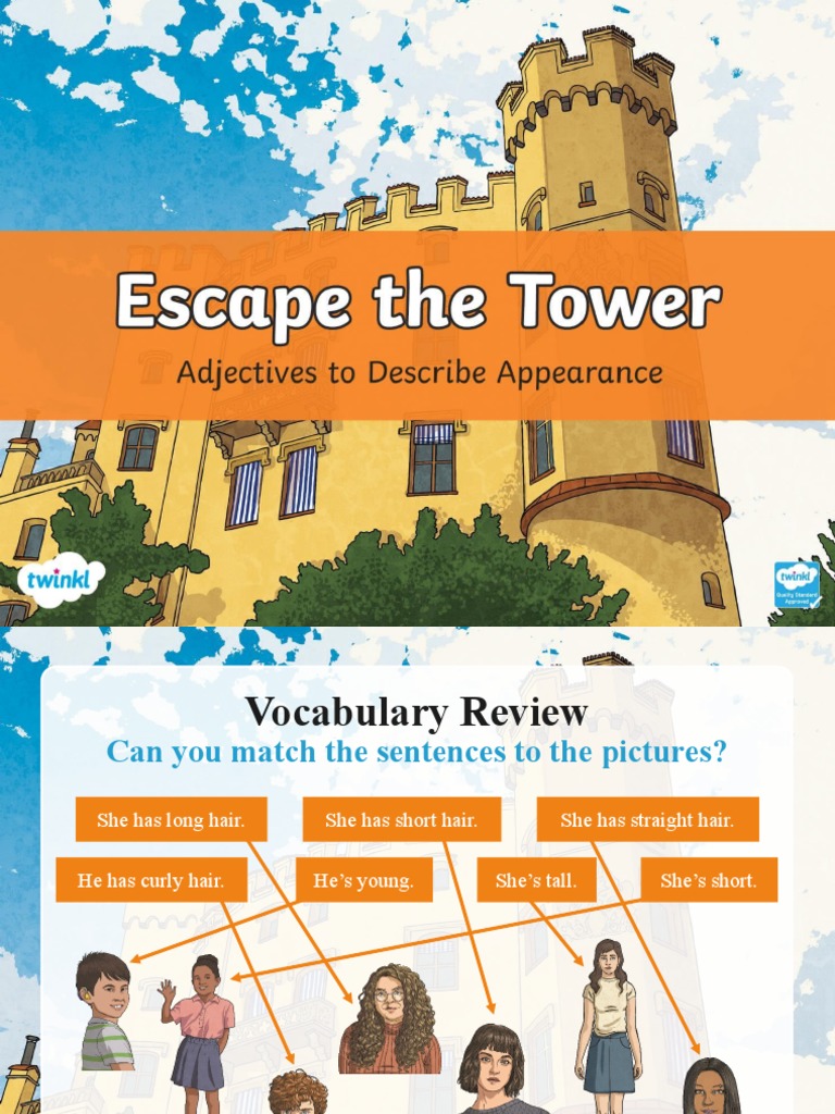T MFL 429 Esl Escape The Room - Adjectives of Appearance - Ver - 9 ...