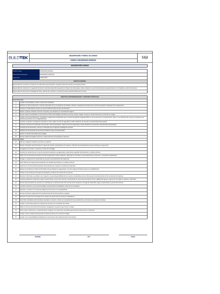 Administrando el almacén: Responsabilidades y funciones del Encargado ...